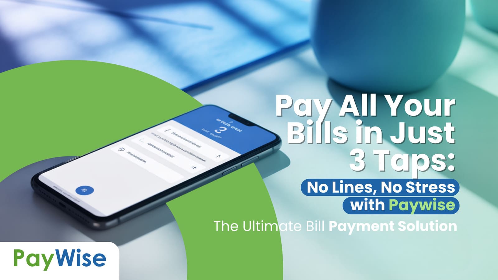 Pay All Your Bills in Just 3 Taps: No Lines, No Stress with Paywise – The Ultimate Bill Payment ...